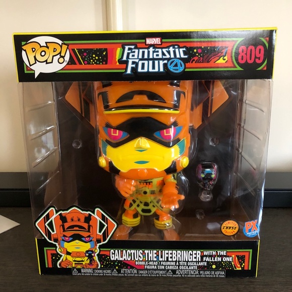 Funko | Other | Funko Pop Marvel Galactus With Silver Surfer 89 Black ...